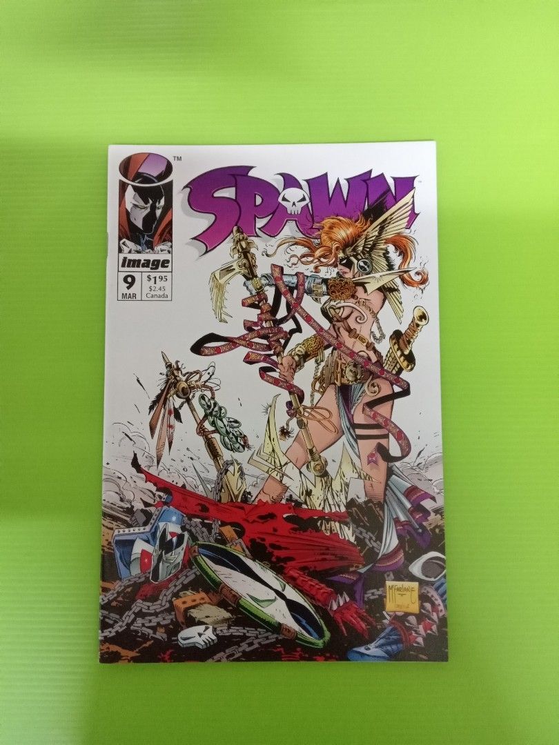 1st app Angela ! Spawn #9 ( Todd McFarlane - Cover Art ) Image Comics, Hobbies & Toys, Books ...