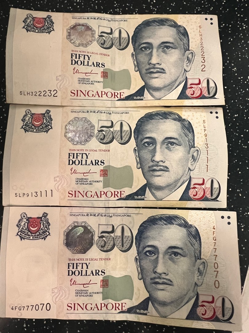 3x$50 notes, Hobbies & Toys, Memorabilia & Collectibles, Currency on ...