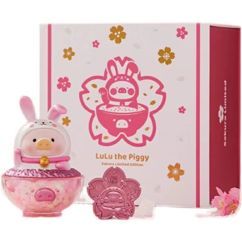 [52TOYS] LULU THE PIG SAKURA LIMITED EDITION 8.5CM COLLECTOR'S FIGURINE ...