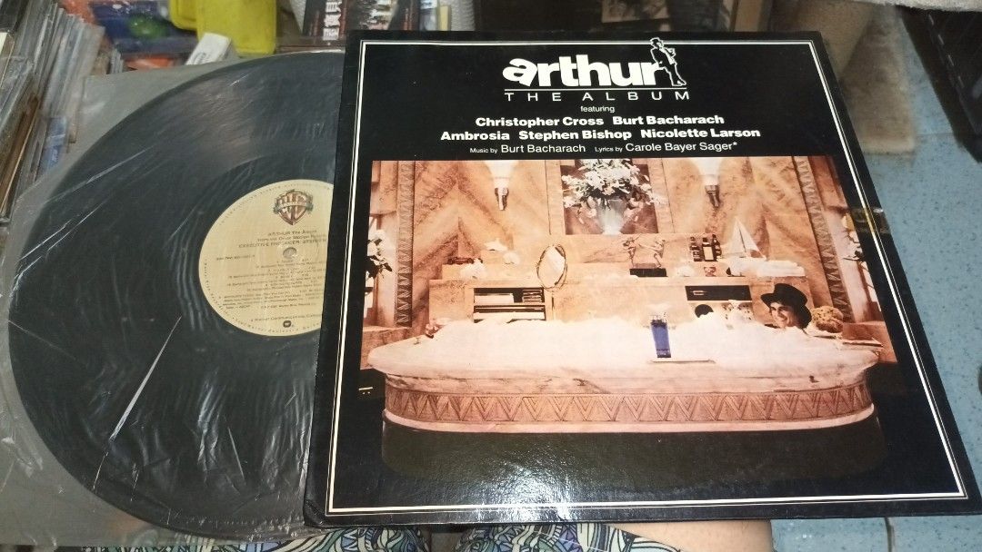 美版 ARTHUR THE ALBUM OST 舊版 黑膠 LP FEAT. CHRISTOPHER CROSS / BURT ...