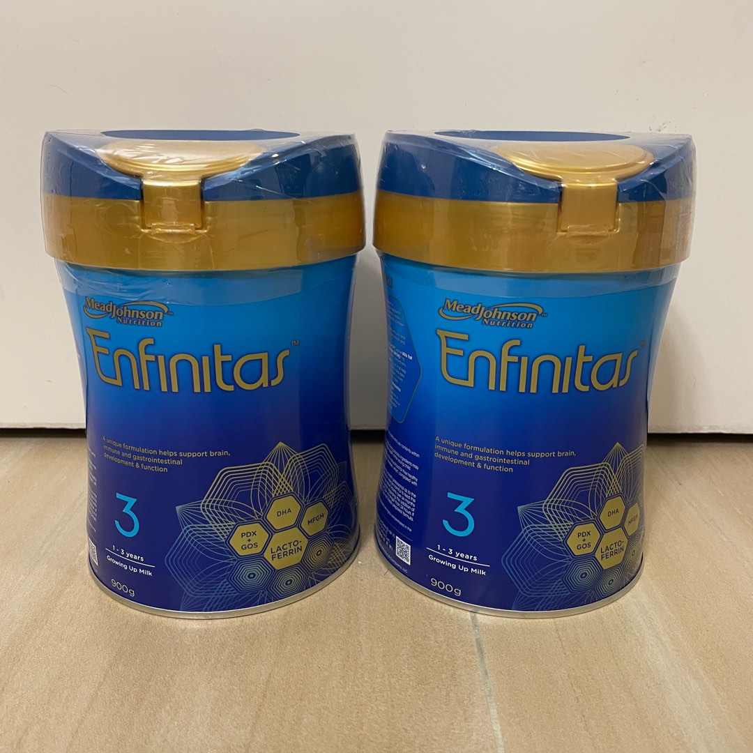 全新行貨 美贊臣Enfinitas藍臻3號奶粉 900g, 兒童＆孕婦用品, 護理及餵哺, 護理及餵哺 - 母乳及奶瓶 - Carousell