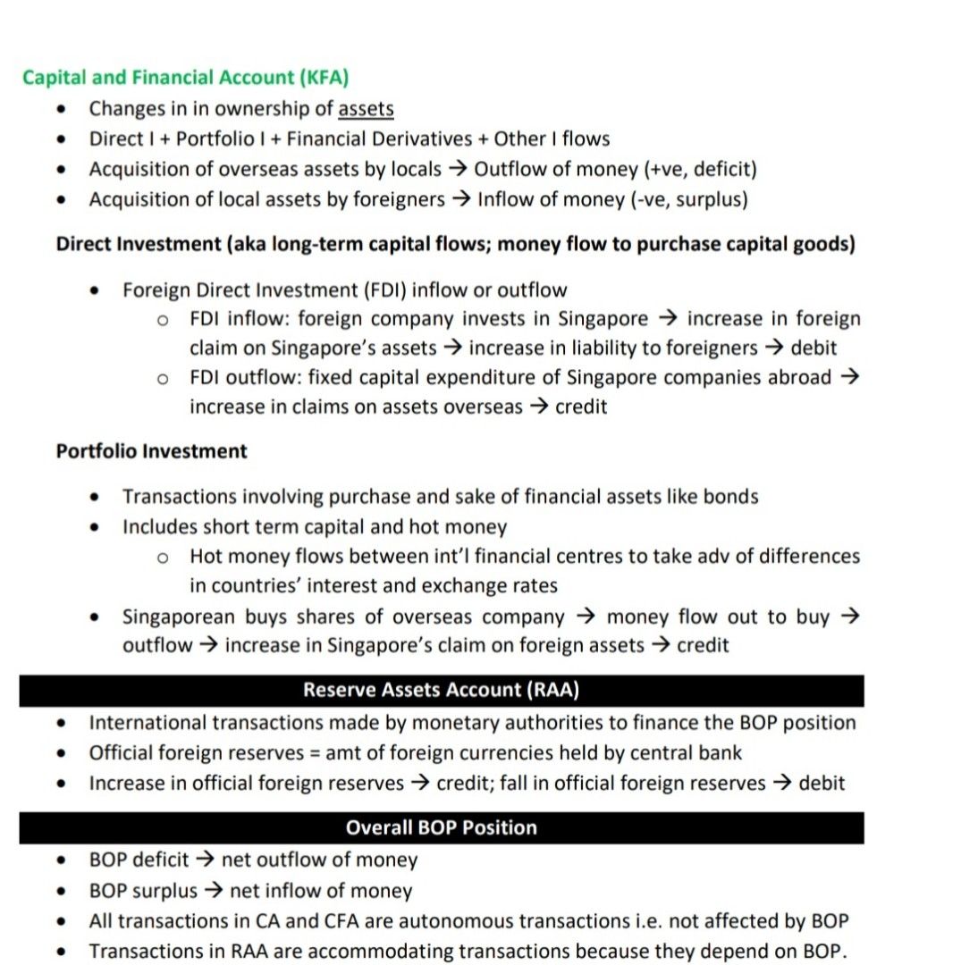 A Level Macroeconomics Key Economic Indicators (KEI) Notes, Hobbies ...