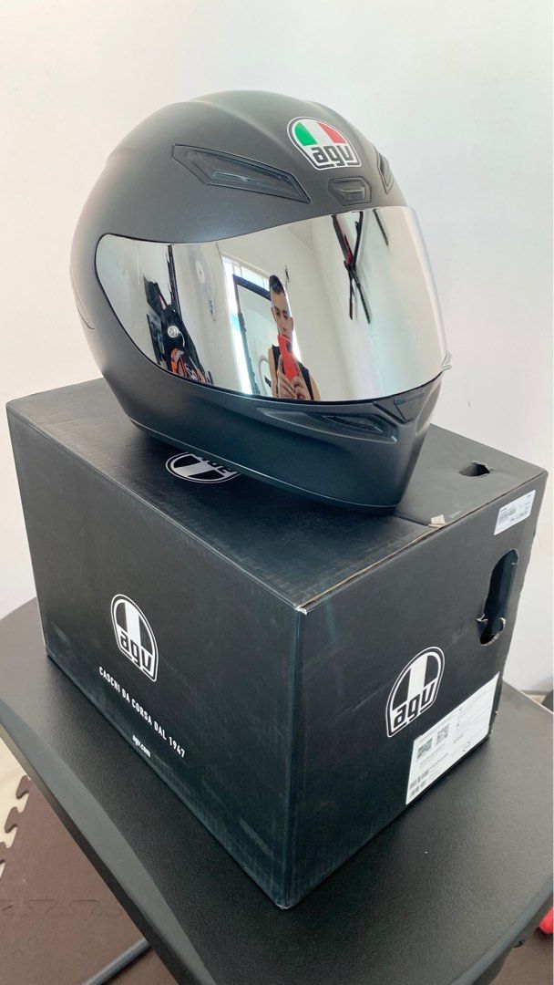 AGV Helmet Original, Motorbikes, Motorbike Parts & Accessories, Helmets ...