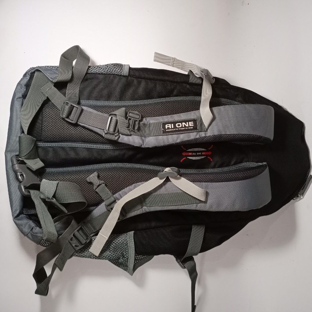 AI One original mountain man backpack, Fesyen Pria, Tas & Dompet ...