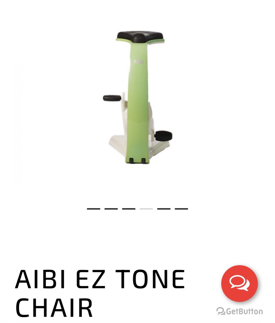AIBI EZ tone chair (green), Sports Equipment, Exercise & Fitness ...