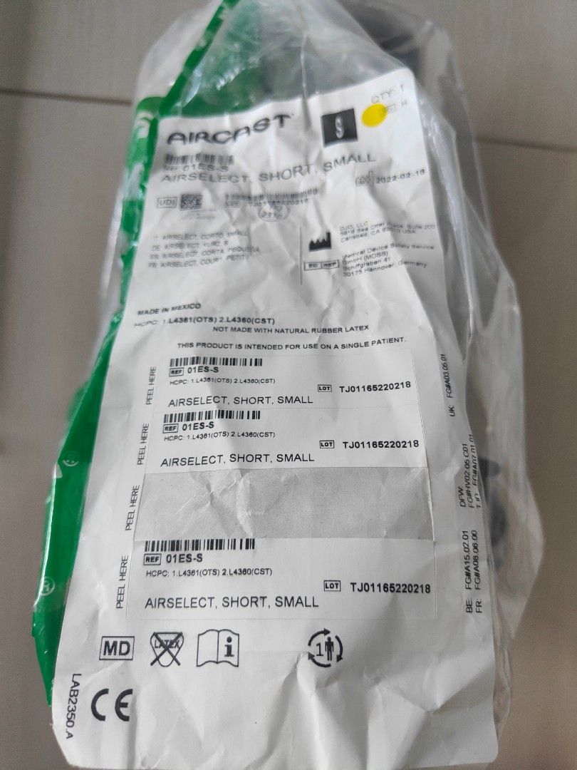 Aircast SP Walker Cast (short, size : 36"-39"), Health & Nutrition ...