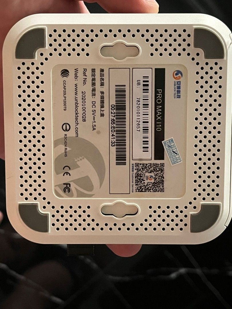 Android TV Box Unblock Tech UBOX PRO MAX I10 8 Gen with Brand New Air ...