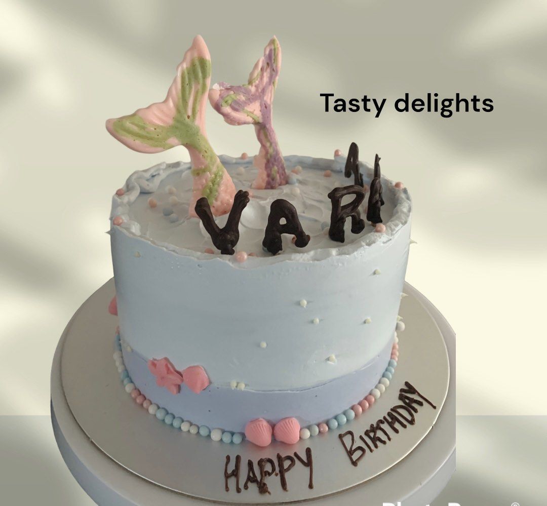 Ariel theme cake,Mermaid theme cake,Chocolate cake,Ferrero rocher cake ...