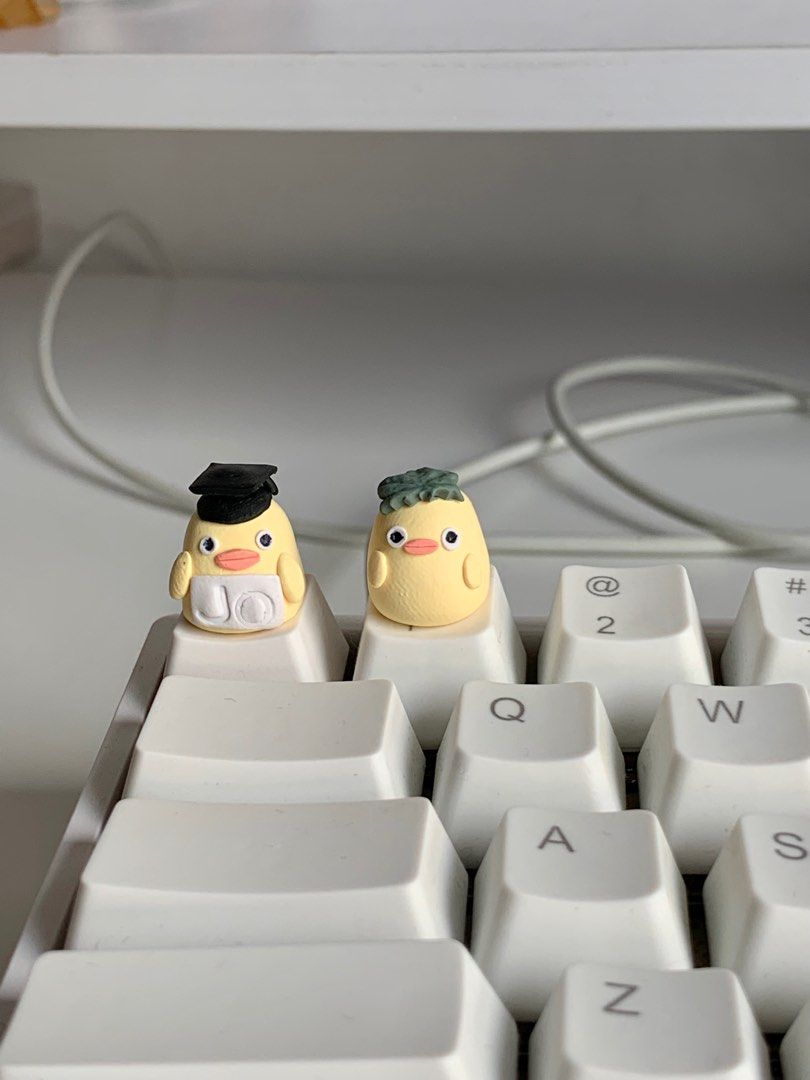 Artisan keycap / Customised Gift / Duck Keycap / Cute Keycap / Polymer ...