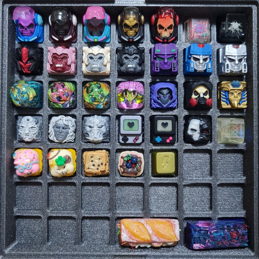 Artisan Keycaps (Hot Keys Project, Jellykey, Dwarf Factory, Archetype ...