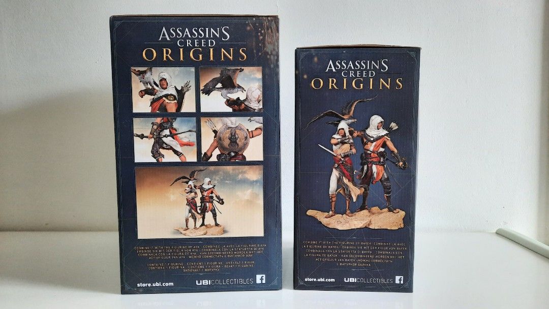 Assassin's Creed Origins Diorama Figurines - Bayek and Aya Set, Hobbies ...