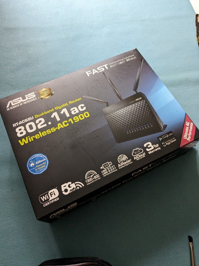 Asus wifi router, Computers & Tech, Parts & Accessories, Cables ...