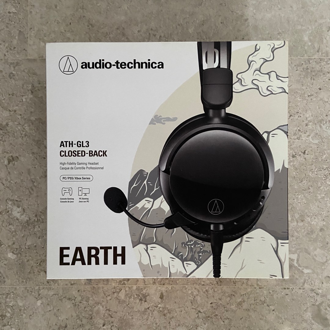 ATH-GL3 Closed-Back High-Fidelity Gaming Headset, Audio, Headphones ...