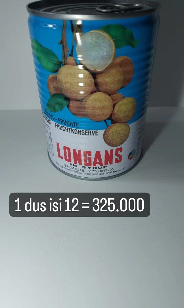 B2b Grosir Lusin Lengkeng kaleng narcissus fyf 1 karton isi 12 kaleng ...