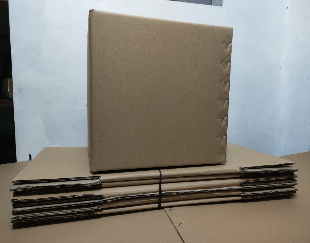 Balikbayan Box Double Wall Plain 15x15x15", Furniture & Home Living ...