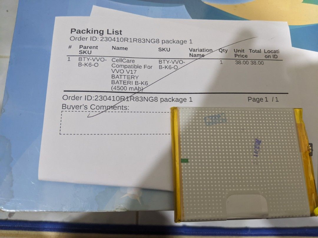 Battery Ori Vivo Mobile Phones Gadgets Mobile Phones Android Phones Vivo On Carousell