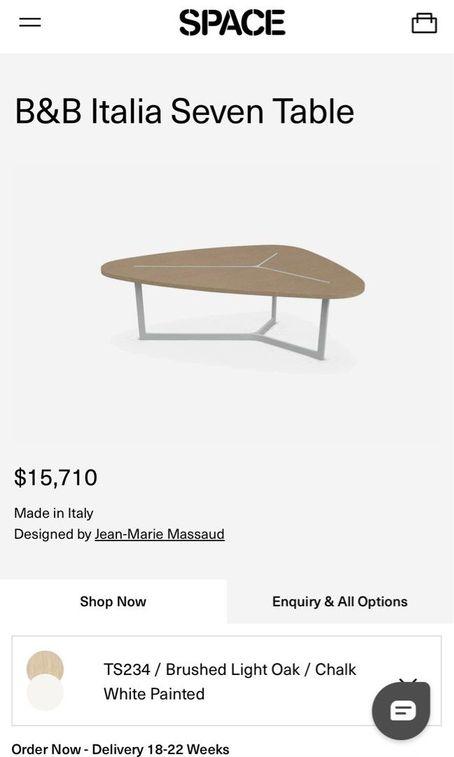 B&B Italia Seven Table, Furniture & Home Living, Furniture, Tables ...