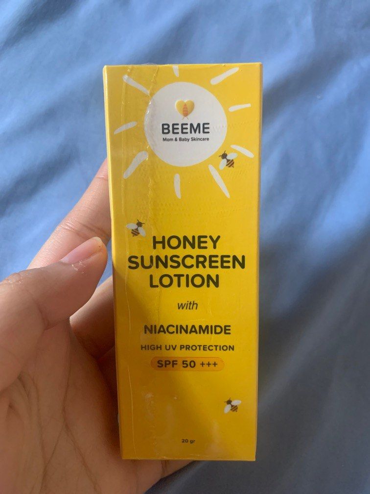 Beeme Honey Sunscreen Lotion with Niacinamide SPF 50 ++ 20 gram ...