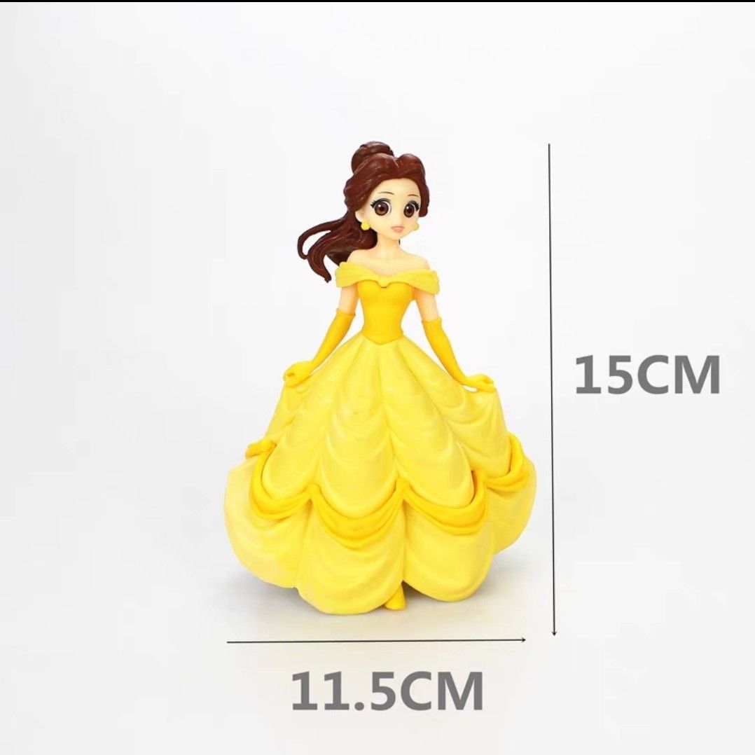 Belle Beauty and the Beast Figurine Birthday Cake Topper Decoration Toy ...