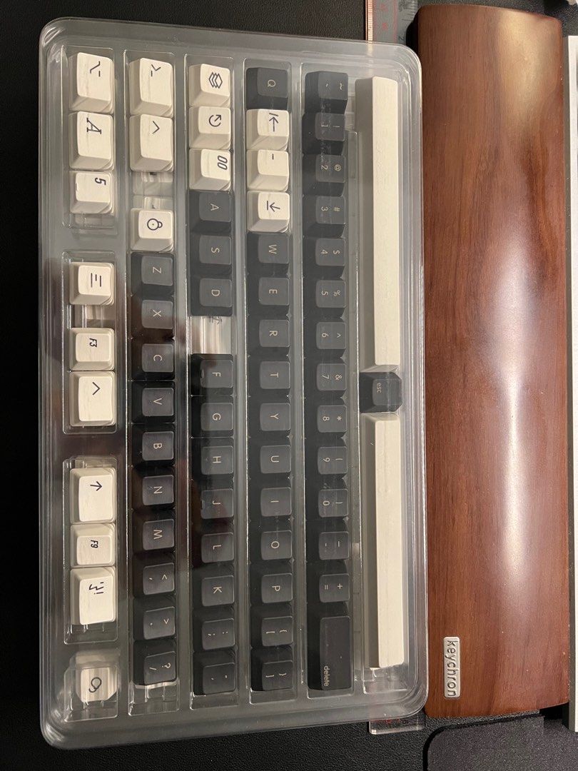 Black and white Topre key cap HHKB/Realforce/leopold, Computers & Tech ...