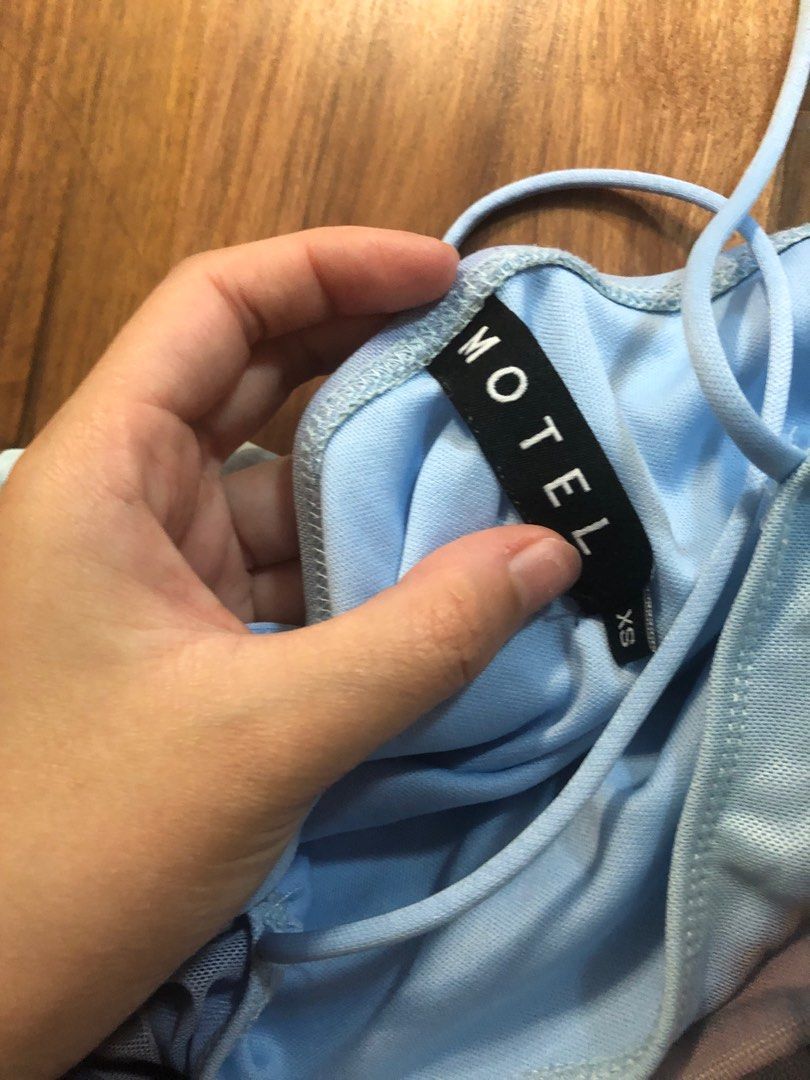 Blue mini angel dress, Women's Fashion, Dresses & Sets, Dresses on ...