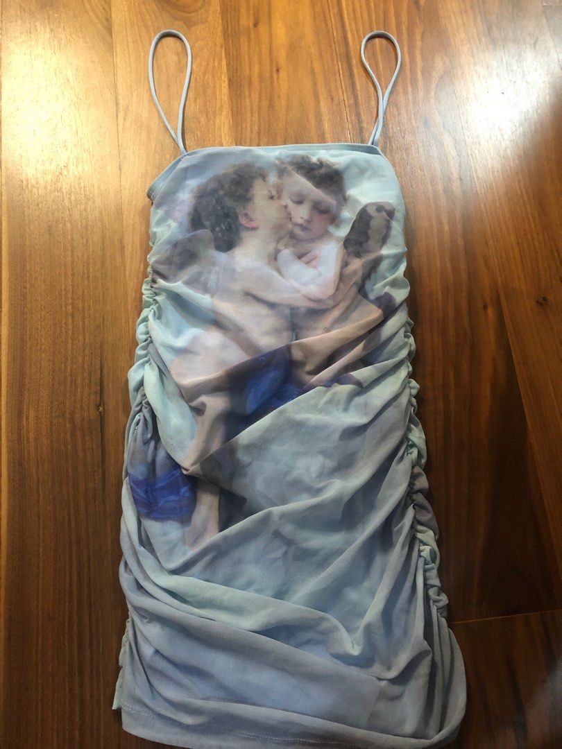 Blue mini angel dress, Women's Fashion, Dresses & Sets, Dresses on ...