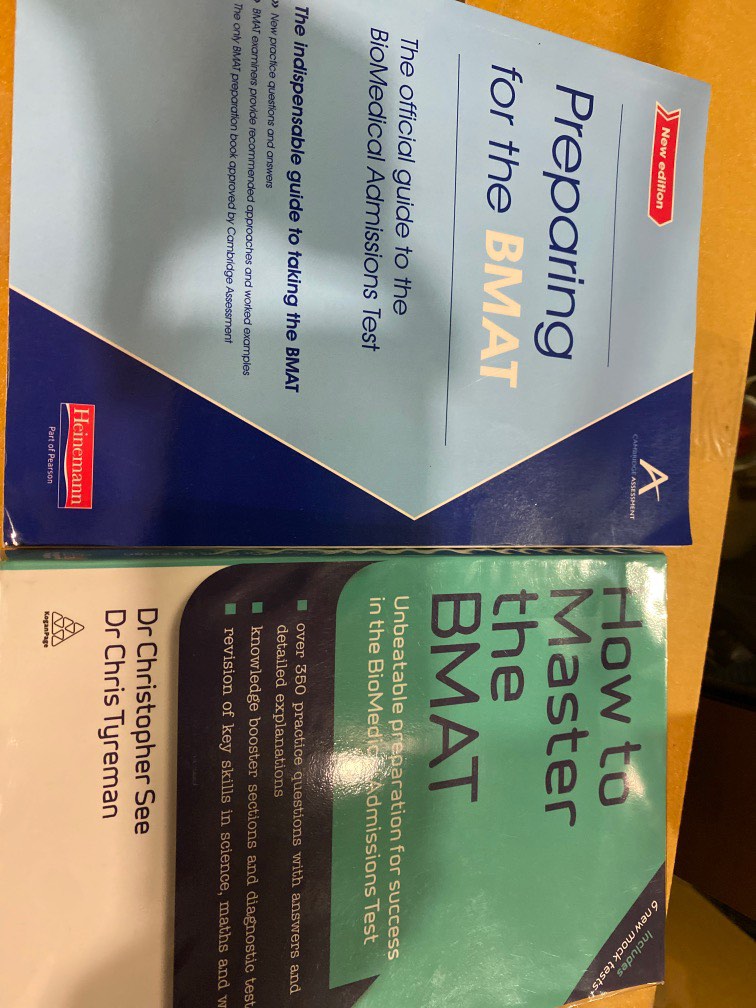 BMAT practice books for Med sch, Hobbies & Toys, Books & Magazines ...