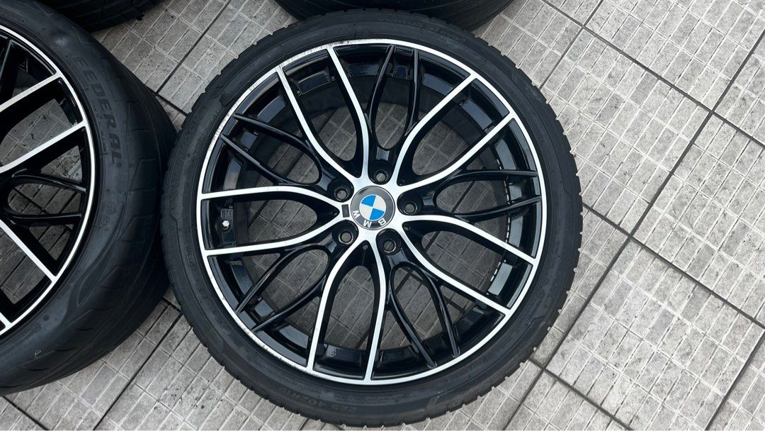 BMW rims, Car Parts & Accessories, Mags and Tires on Carousell
