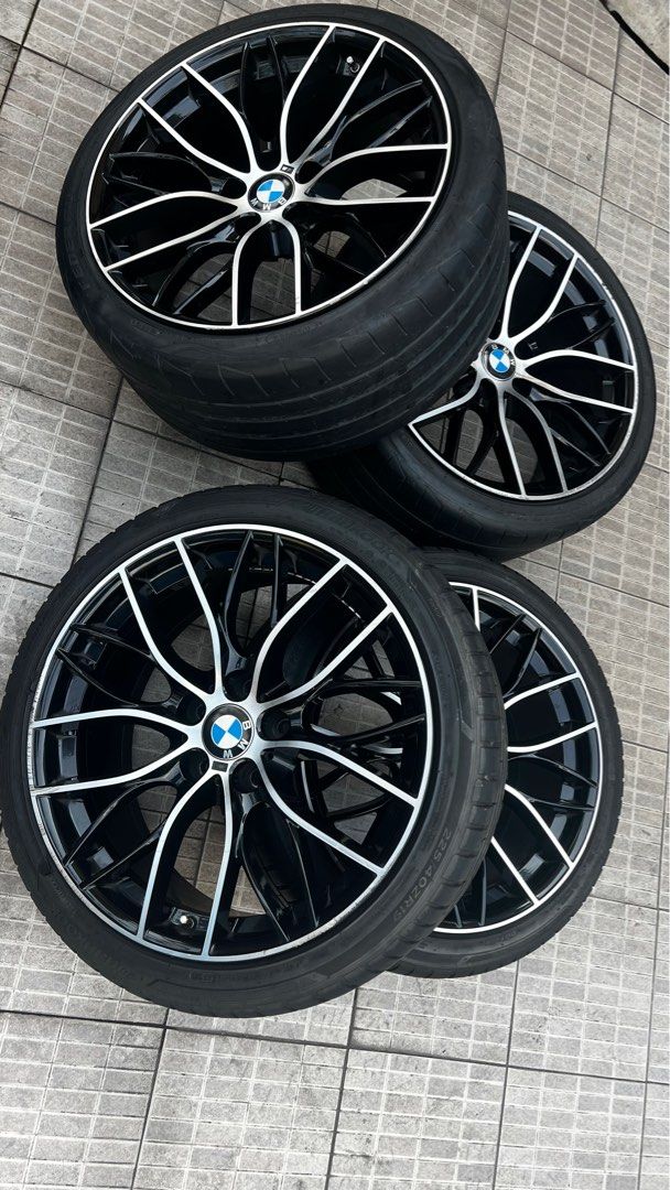 BMW rims, Car Parts & Accessories, Mags and Tires on Carousell