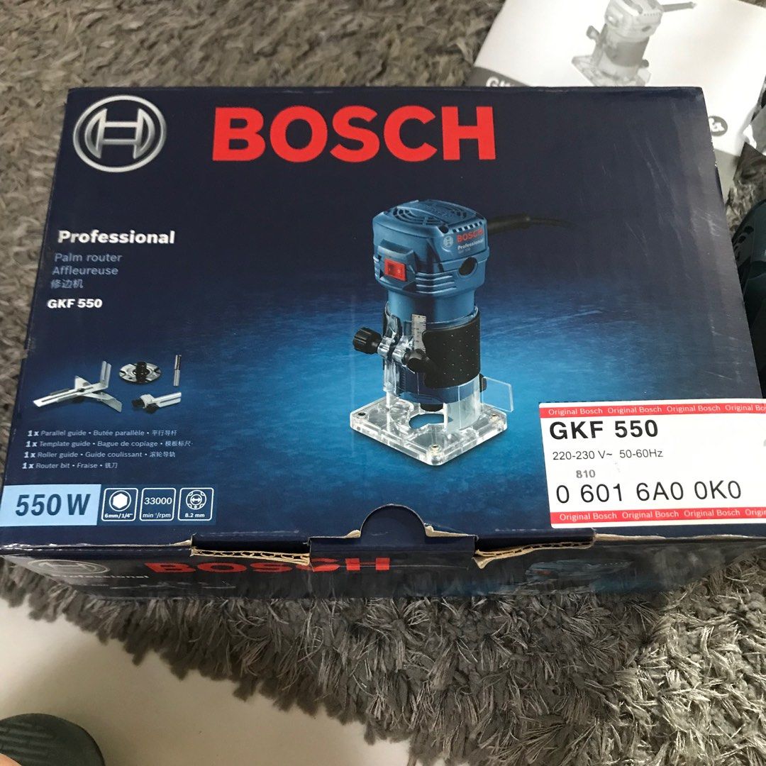 Bosch Professional Palm Router GKF 550, Commercial & Industrial ...