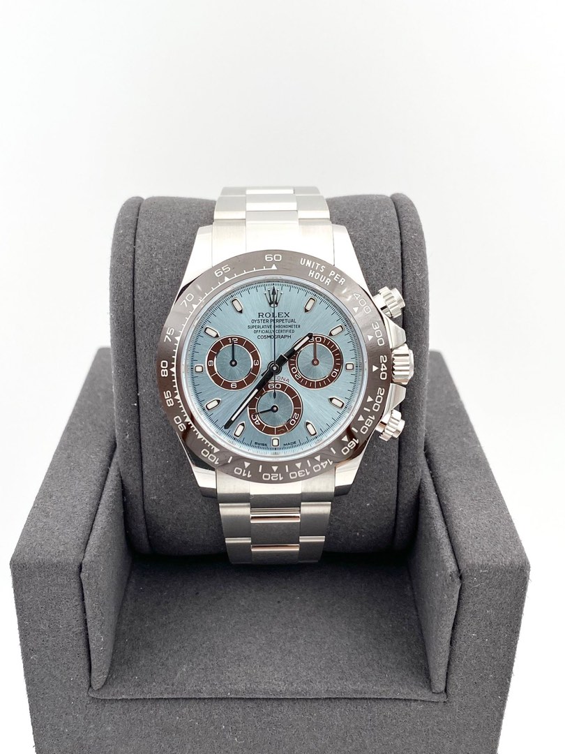 Brand New Feb 2023 Rolex Daytona Platinum Ice Blue Dial 116506 ...