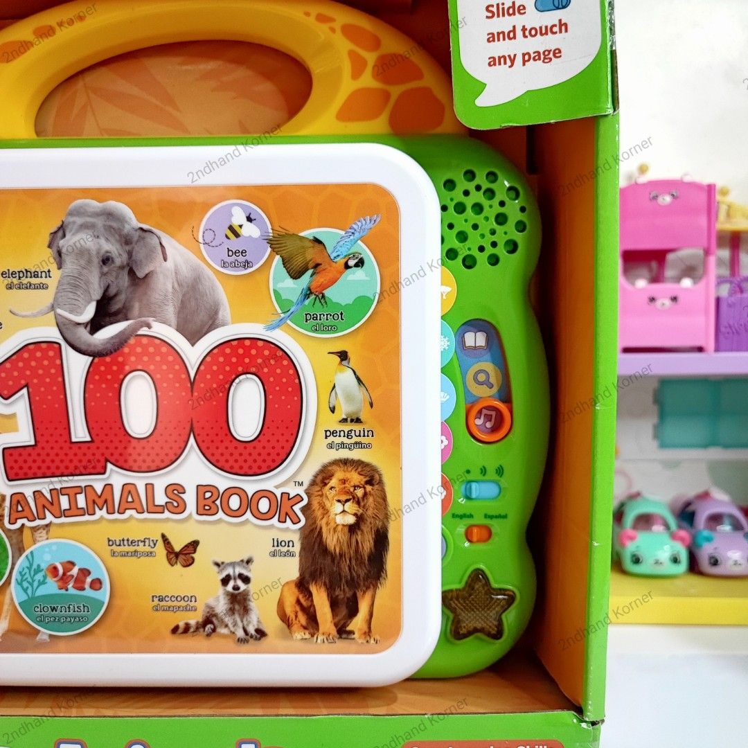 Brand new Leapfrog 100 animals book from USA, Hobbies & Toys, Toys ...