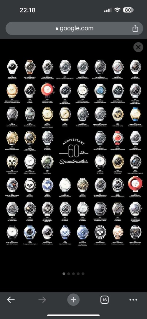 {Brand New} Omega Speedmaster 60th anniversary poster, Luxury, Watches ...