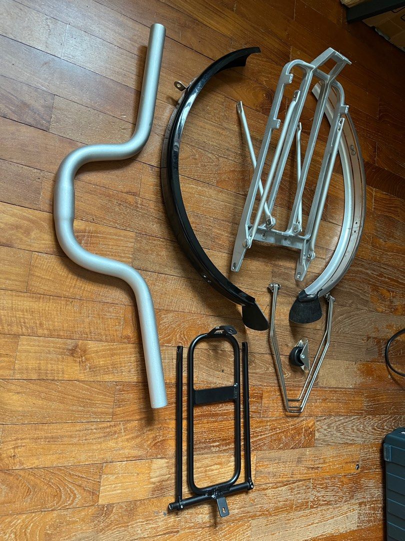 Brompton racks, mudguards, handlebar part, Sports Equipment, Bicycles ...