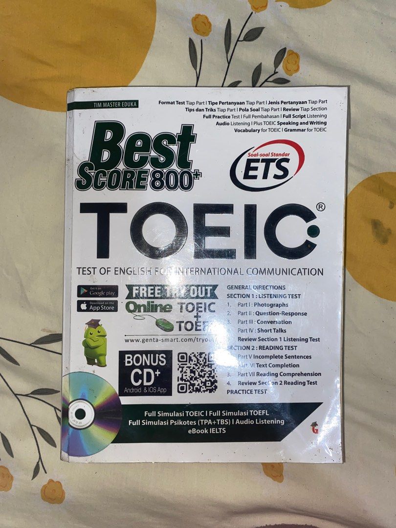 Buku Toeic, Buku & Alat Tulis, Buku di Carousell