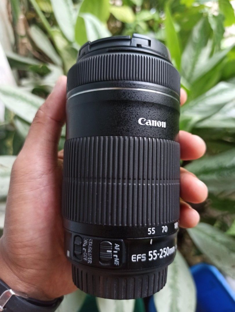 CANON 55-250MM STM LENS, Photography, Lens & Kits on Carousell