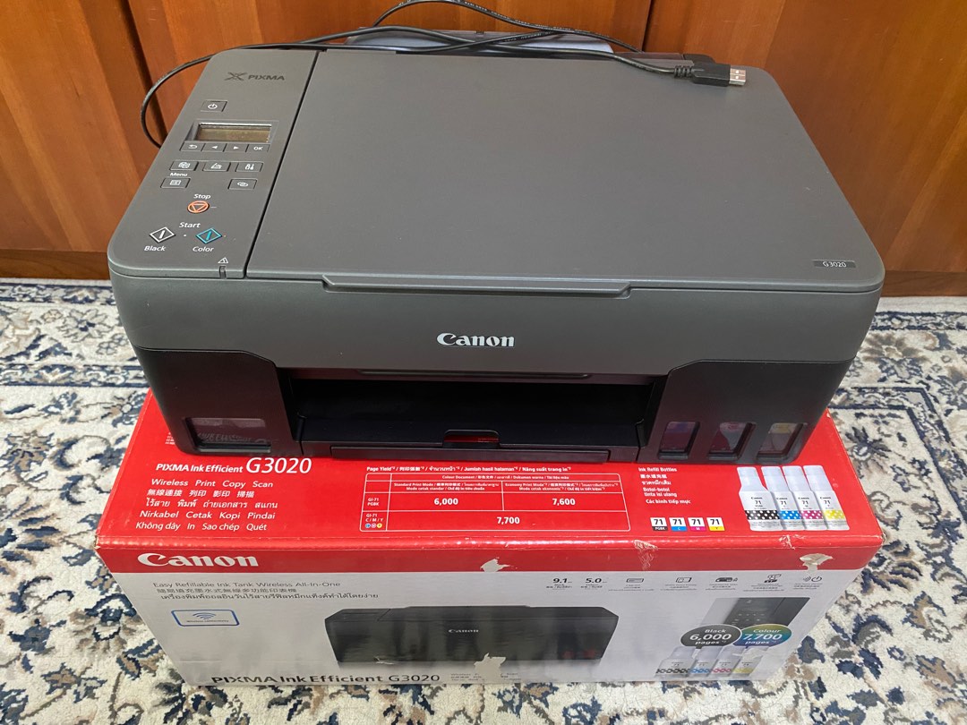 Canon PIXMA (G3020) Printer and scanner, Computers & Tech, Printers ...