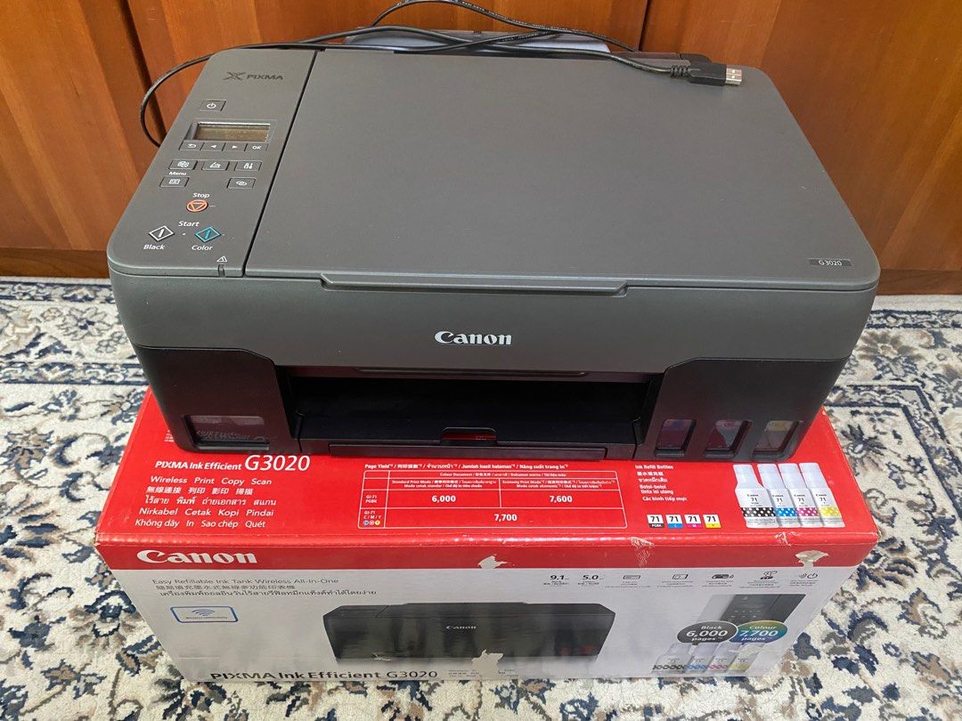 Canon PIXMA (G3020) Printer and scanner, Computers & Tech, Printers ...