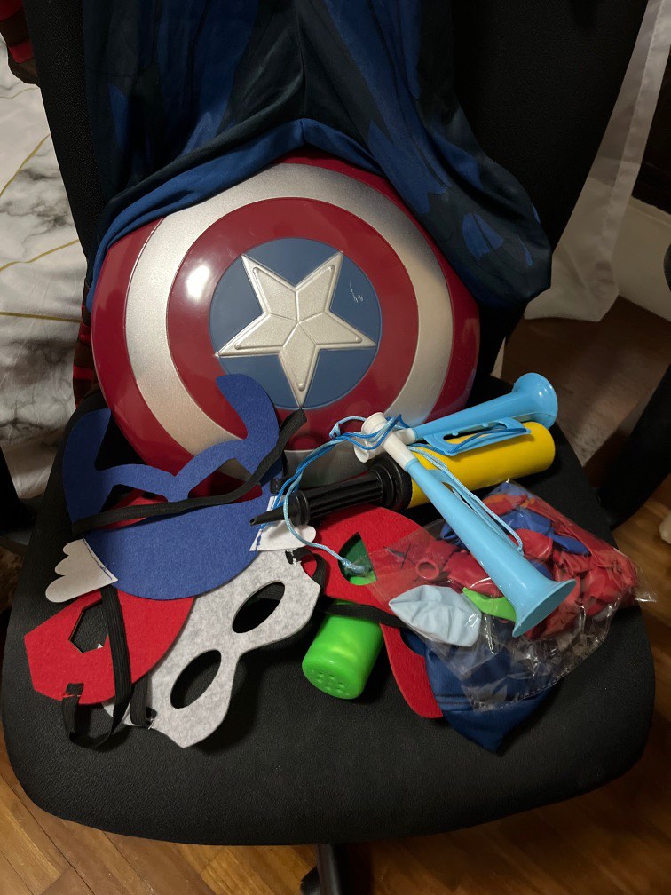 Captain America Birthday theme, Babies & Kids, Babies & Kids Fashion on ...