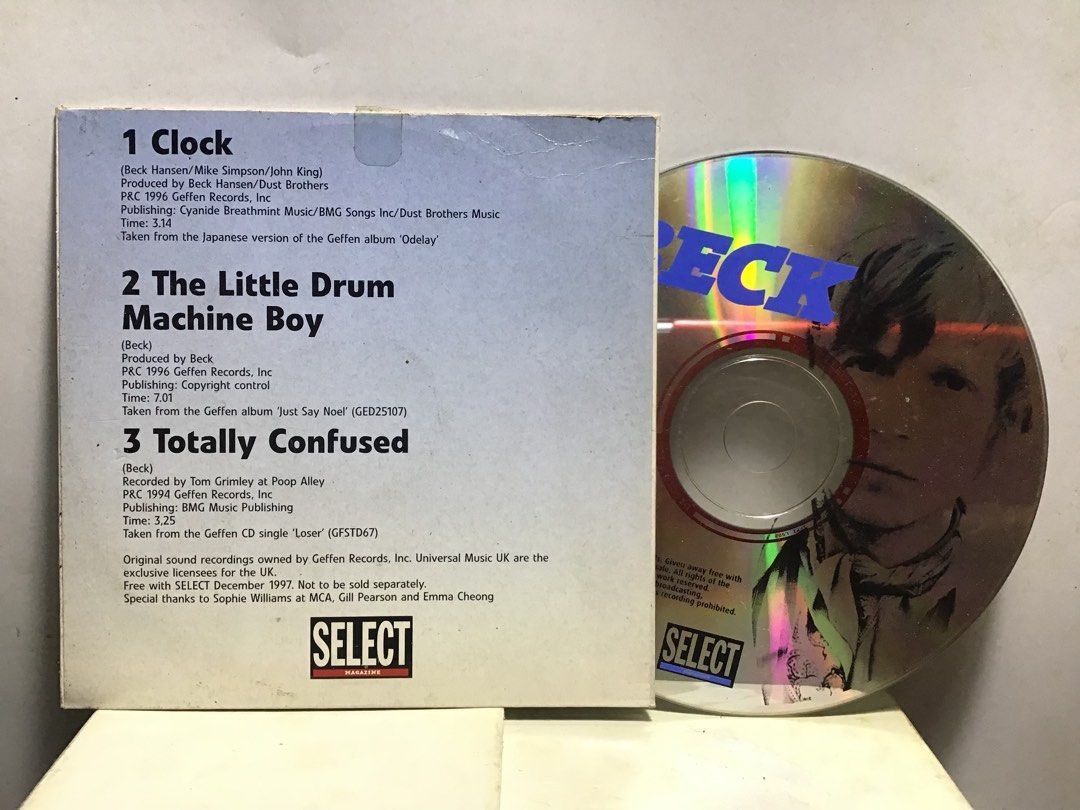 CD SINGLE Beck Clock Little Drum Machine Boy OOP SELECT EXCLUSIVE ...