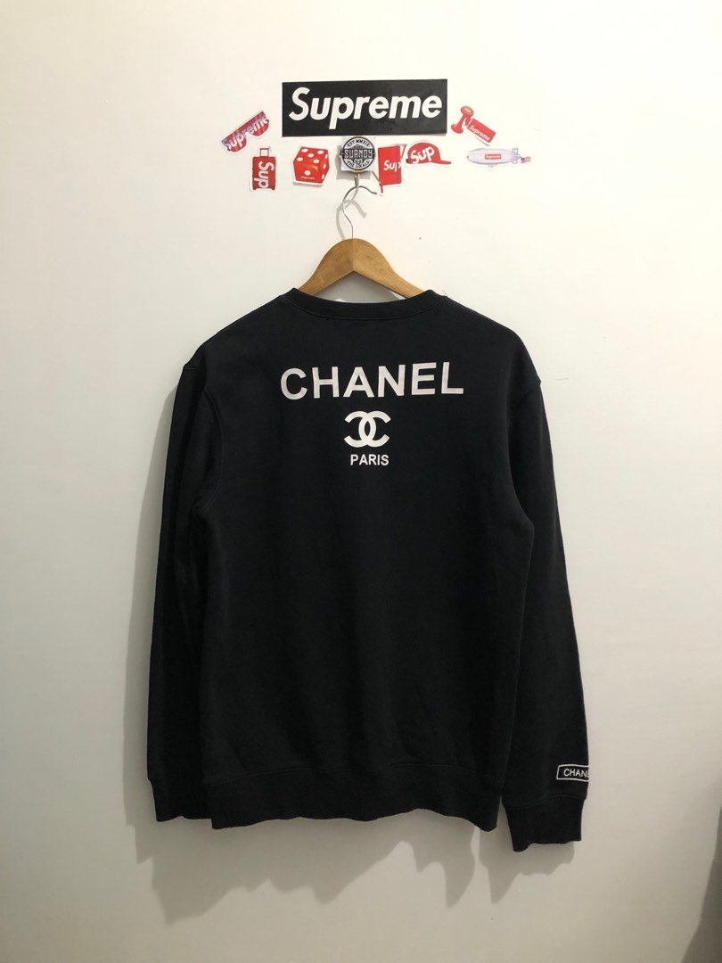 CHANEL CREWNECK, Luxury, Apparel on Carousell