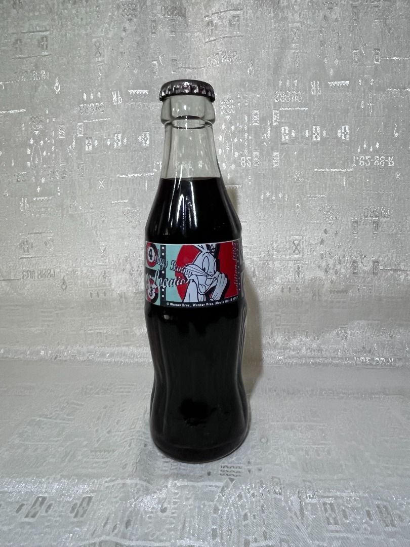 Coca Cola Bottle 1997 Germany Warner Brothers Movie World Bugs Bunny ...