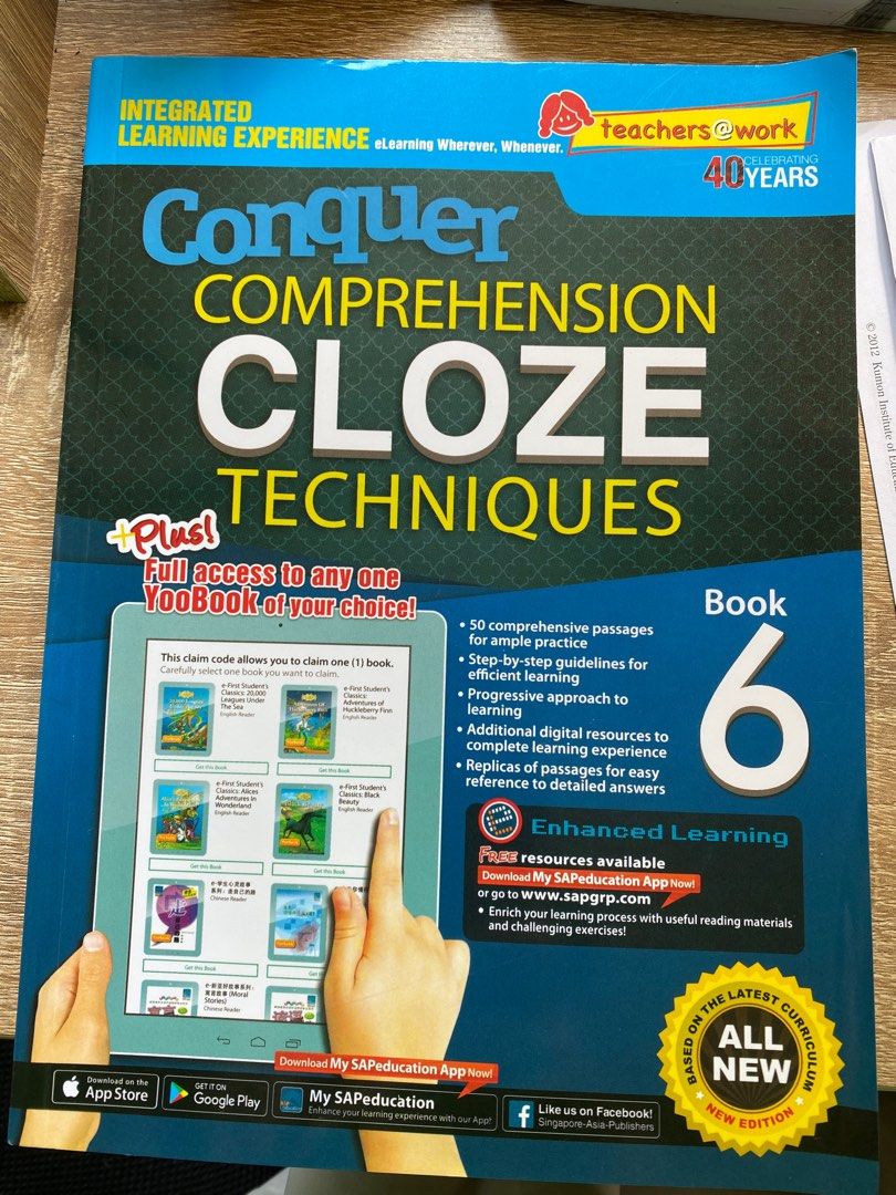 Comprehension cloze PSLE, Hobbies & Toys, Books & Magazines, Assessment ...