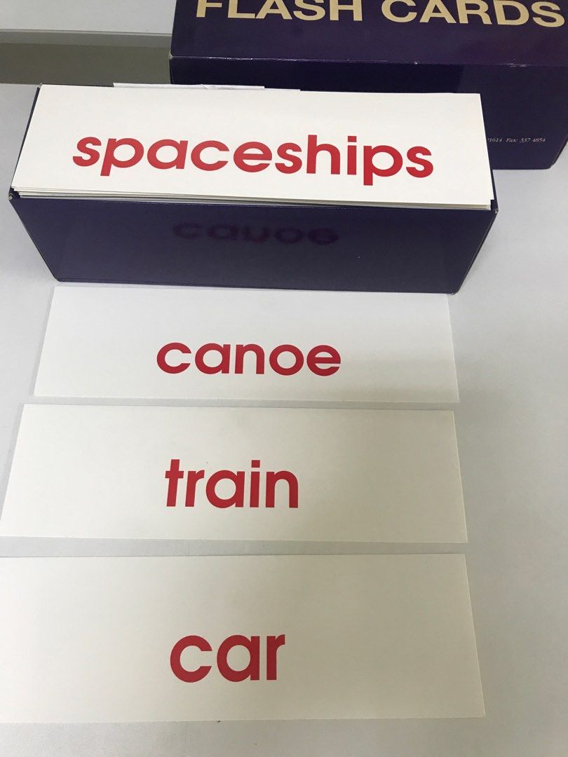 Comprehensive flash card sets, Babies & Kids, Baby Nursery & Kids ...