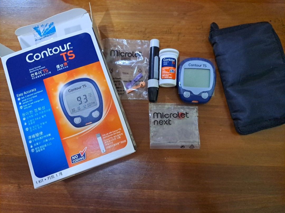 Contour Blood glucose meter, Health & Nutrition, Health Monitors ...