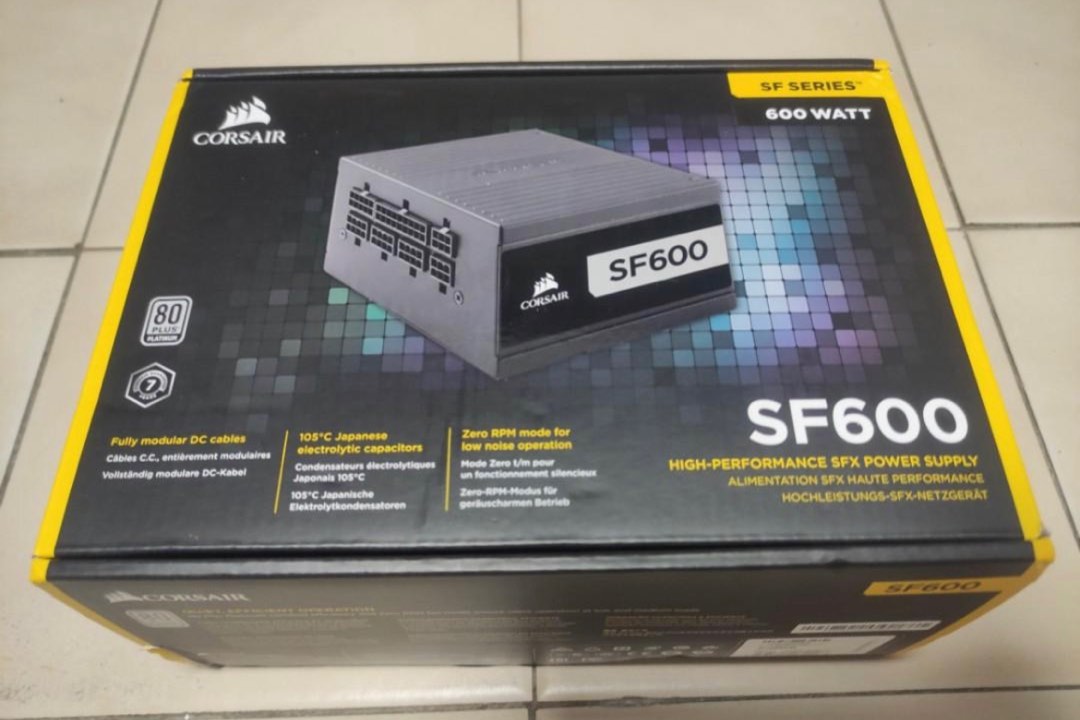 Corsair SFX PSU 600w platinum, Computers & Tech, Parts & Accessories ...