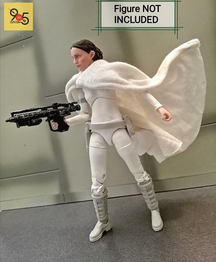 Custom WIRED cape for 6 inch Star War black serie Padme (Figure NOT ...