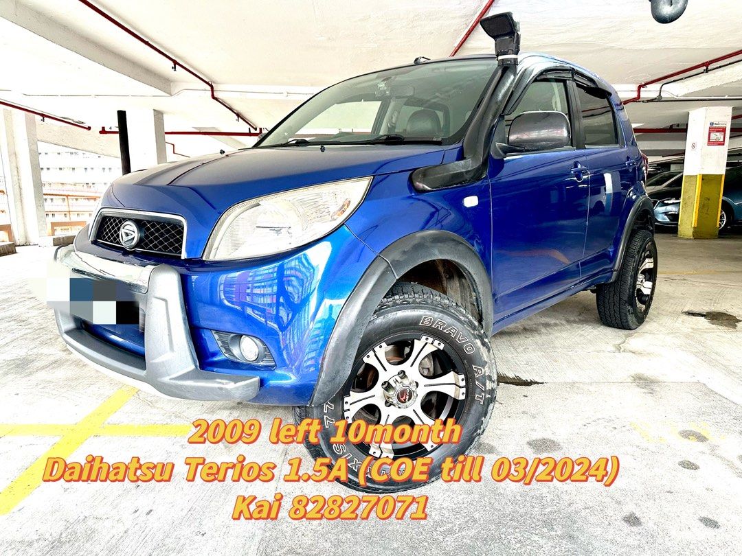 Daihatsu Terios Daihatsu Terios 1.5A (COE till 03/2024) Auto, Cars ...
