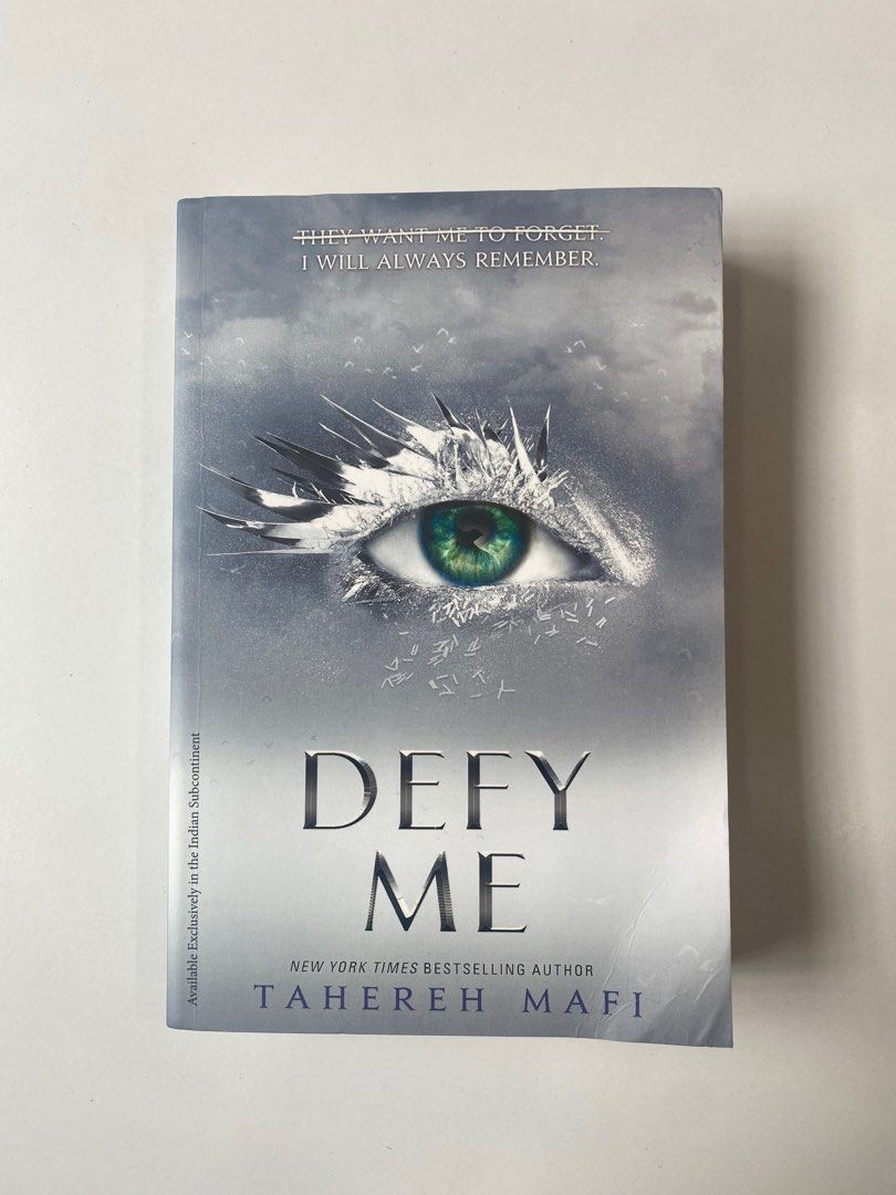 Defy Me by Tahereh Mafi ( Shatter Me series book 5 ), Hobbies & Toys, Books & Magazines, Fiction ...