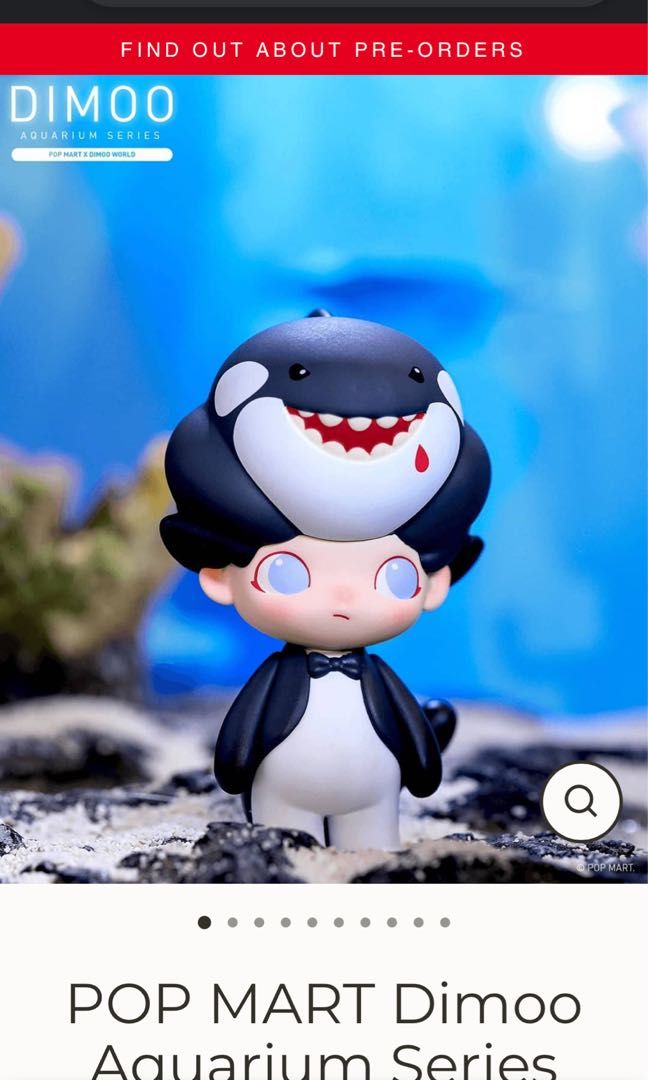 Dimoo Aquarium Killer Whale, Hobbies & Toys, Toys & Games on Carousell
